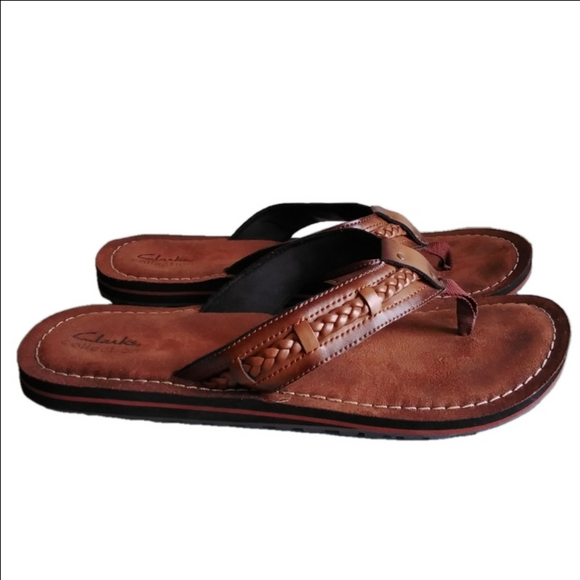 Clarks | Shoes | Euc The Clarks Womens Fenner Nerice Flip Flops Sz ...